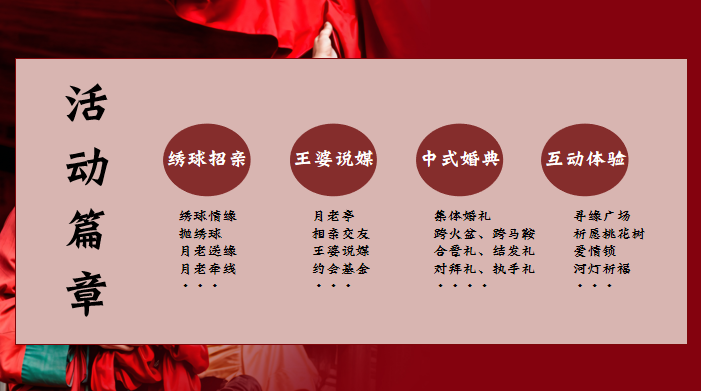 2024文旅景区王婆说媒公益相亲大会活动策划案-53P_精英策划圈-站酷ZCOOL