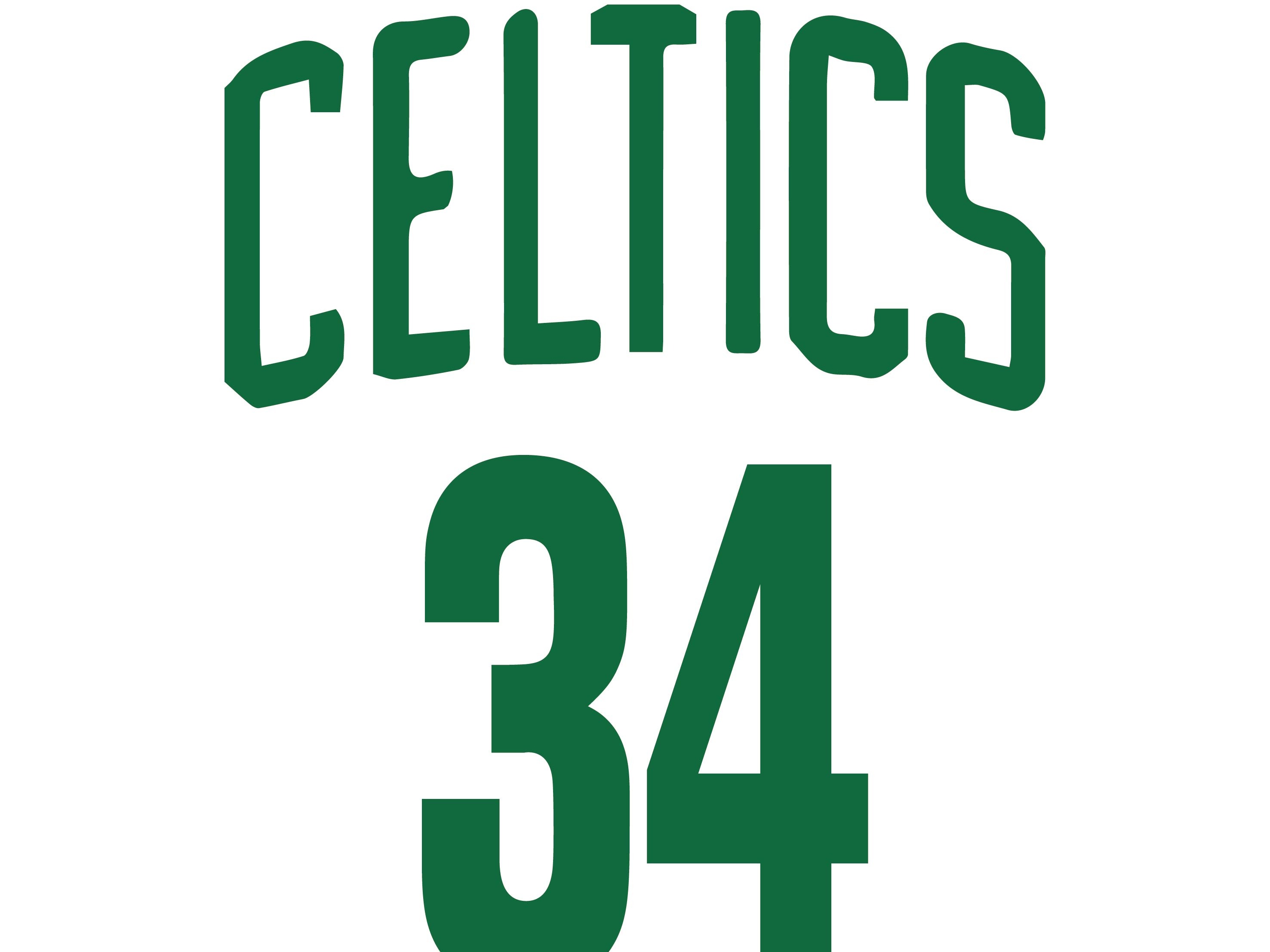 NBA 凯尔特人队 白色球衣主题 / 手机壁纸 头像_NBA乐爷-站酷ZCOOL