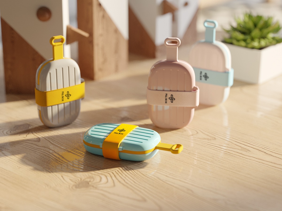 旅行家药盒&药箱_GQer-站酷ZCOOL