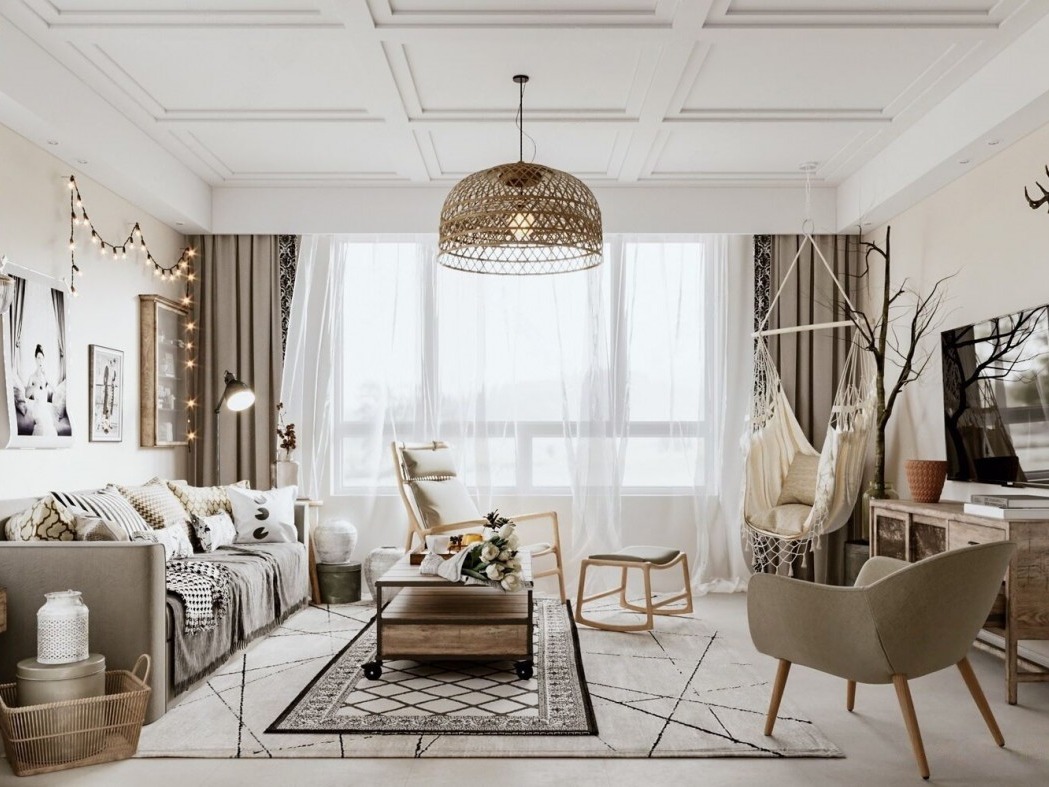 北欧客餐厅_1992效果图李倩倩-站酷ZCOOL