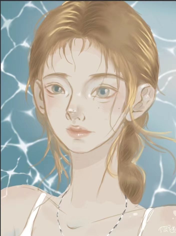 P1游泳的女孩.p2过年_小宸飞奶-站酷ZCOOL