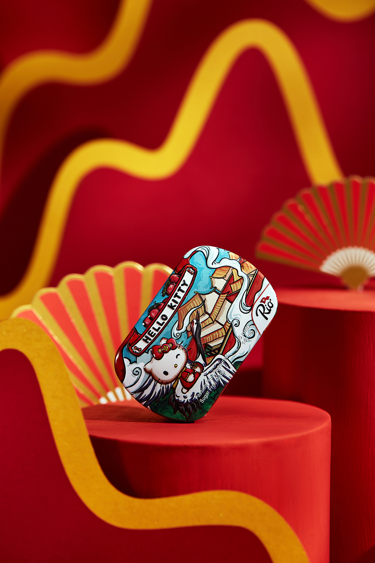 Rio薄荷糖 x HelloKitty联名国潮系列摄影_像迪迦一样-站酷ZCOOL