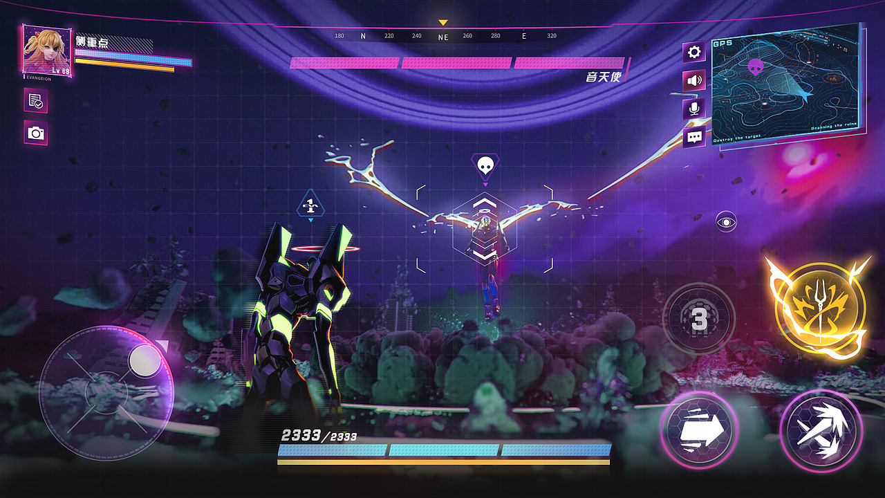 eva主题游戏界面设计_涂山娅利-站酷ZCOOL