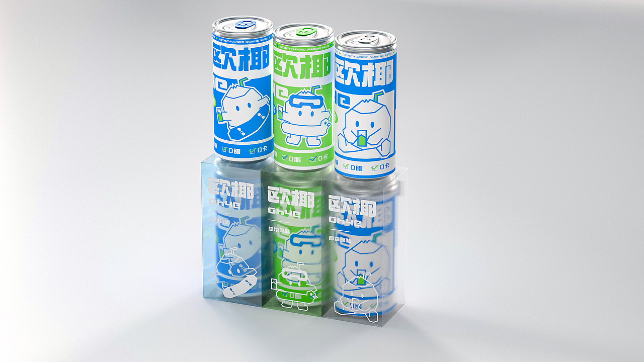OHYE!丨椰子味气泡水品牌全案设计_是光仔啊-站酷ZCOOL