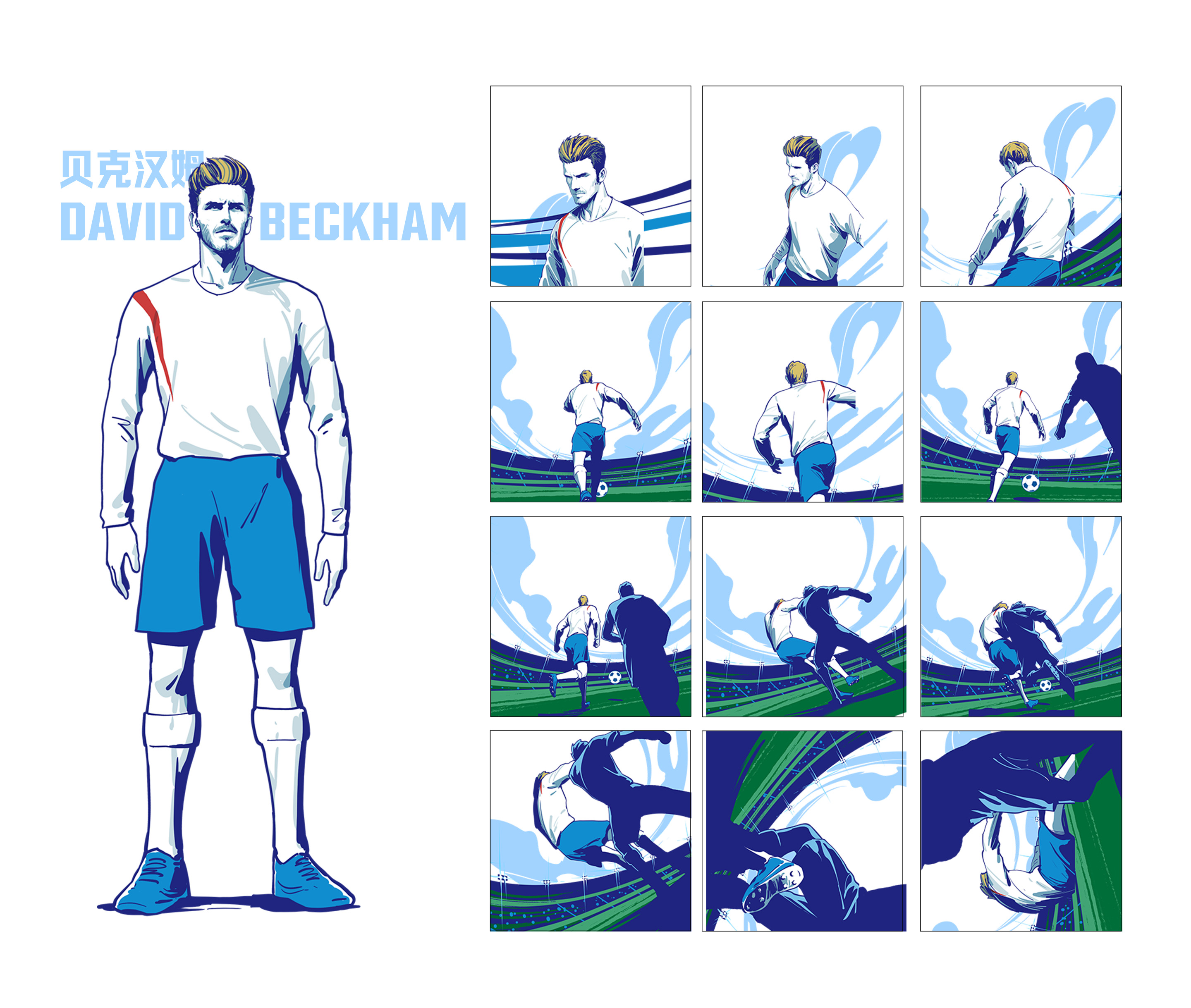 贝克汉姆x伊利金典-坚持是金_AIFI矮肥才华有限-站酷ZCOOL