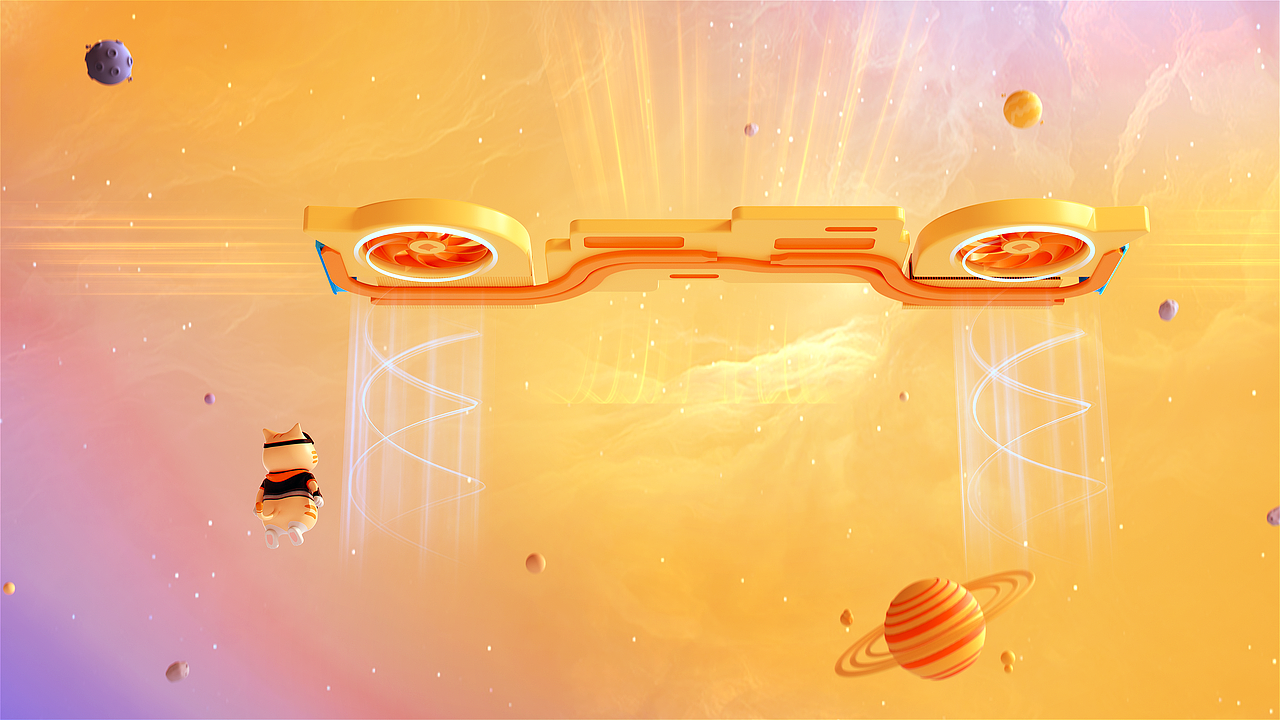 七彩虹MEOW 系列三维CG宣传片_ZHIHUIDEMAO-站酷ZCOOL