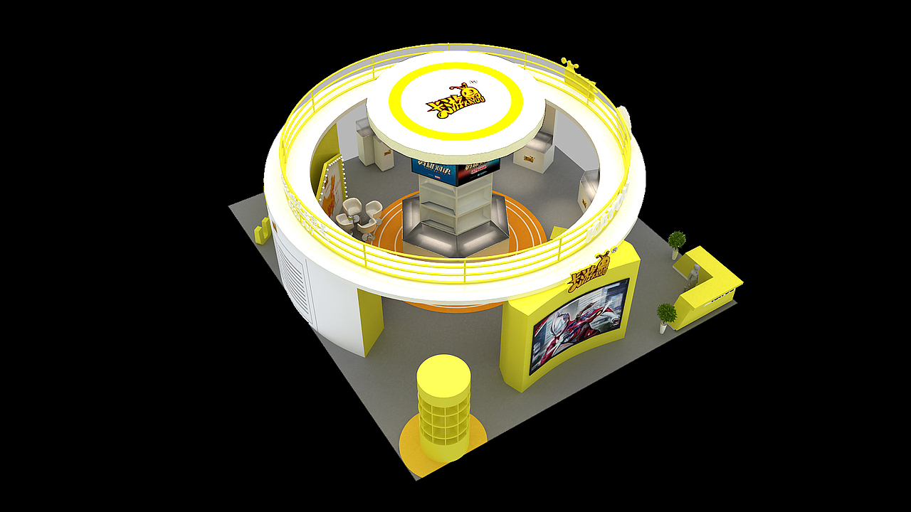 卡牌公司展台_peter19810803-站酷ZCOOL