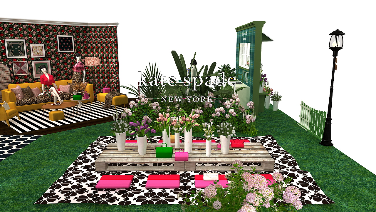 kate spade pop-up/快闪店_木木夕T-站酷ZCOOL