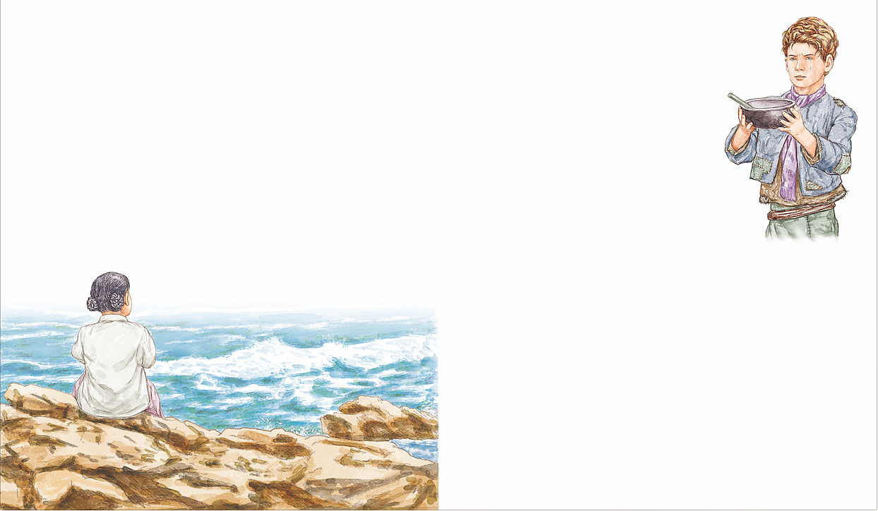 “小灯塔人物传记”《冰心》插图_何壹插画heyi-站酷ZCOOL