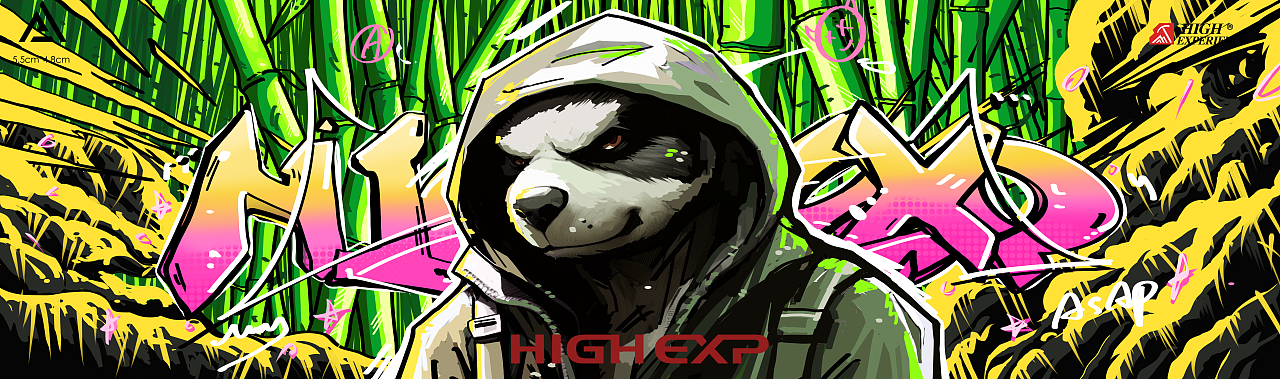 YO!PANDA 一张街头熊猫涂鸦作品_ASAP墨鱼-站酷ZCOOL