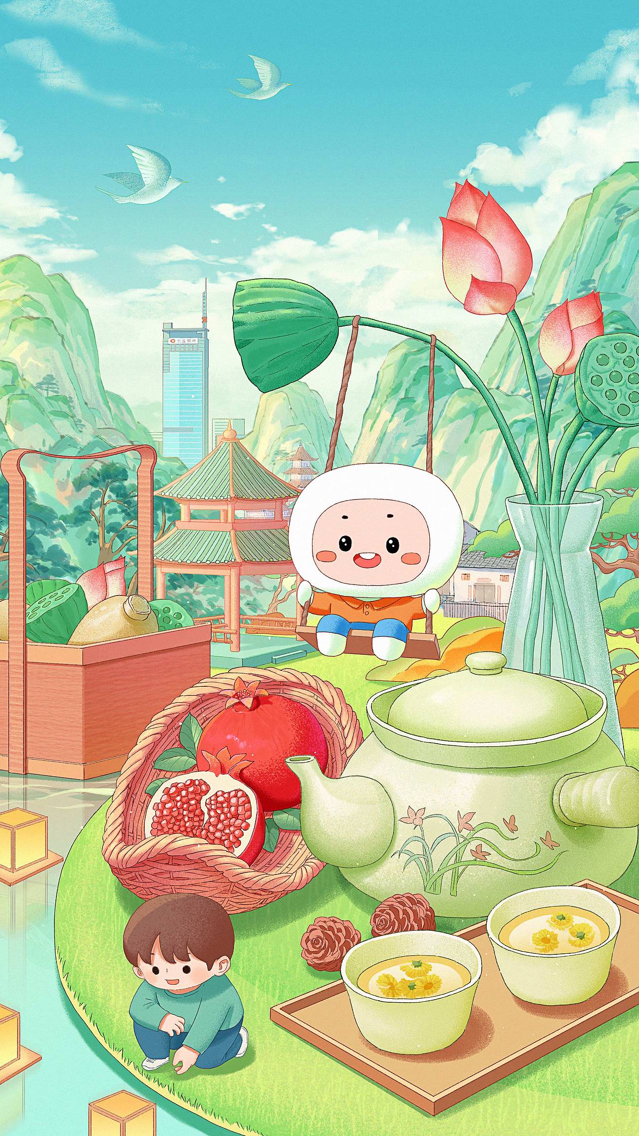 2024二十四节气插画_七鬼五二三-站酷ZCOOL