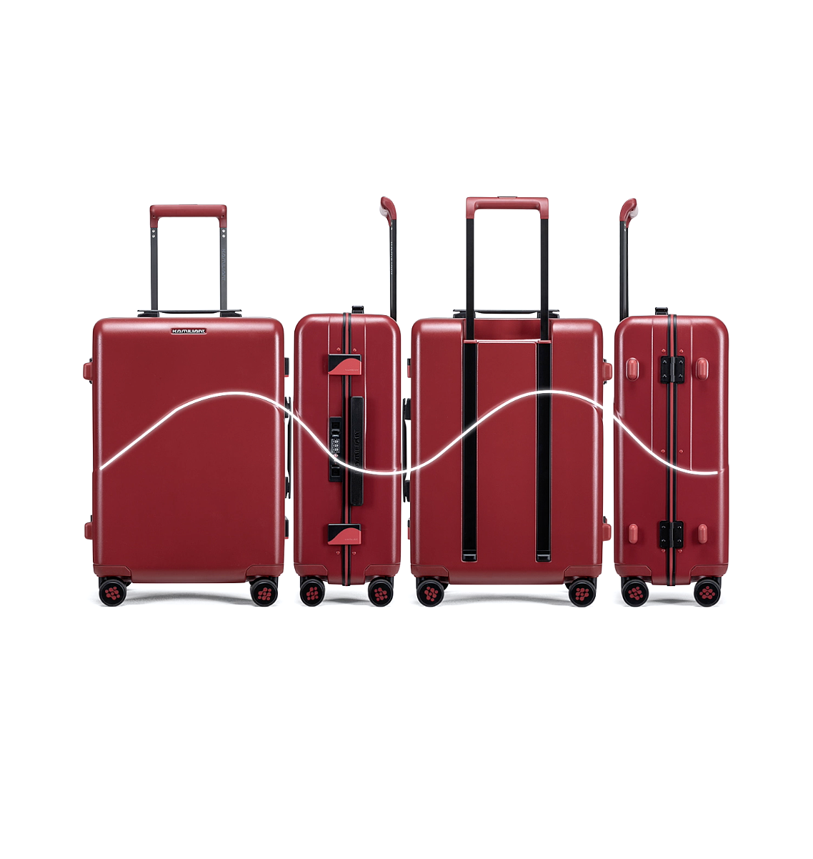 新秀丽卡米龙拉杆箱产品短视频_inline_studio-站酷ZCOOL