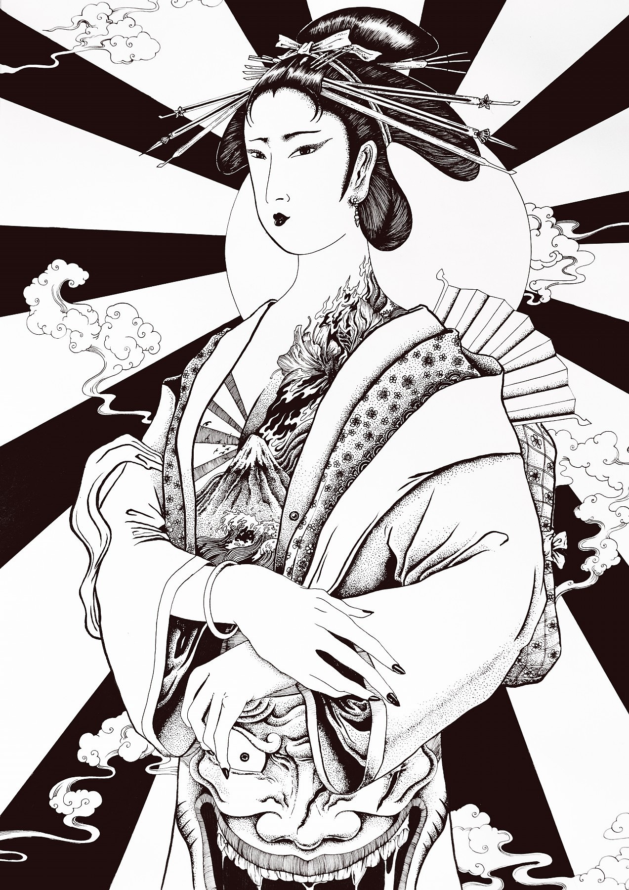 仮面の女_守望者Swangzhe-站酷ZCOOL