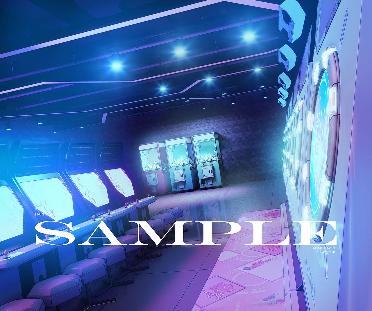 一张古明地觉打maimai的稿子_ALLMYHEAVEN-站酷ZCOOL