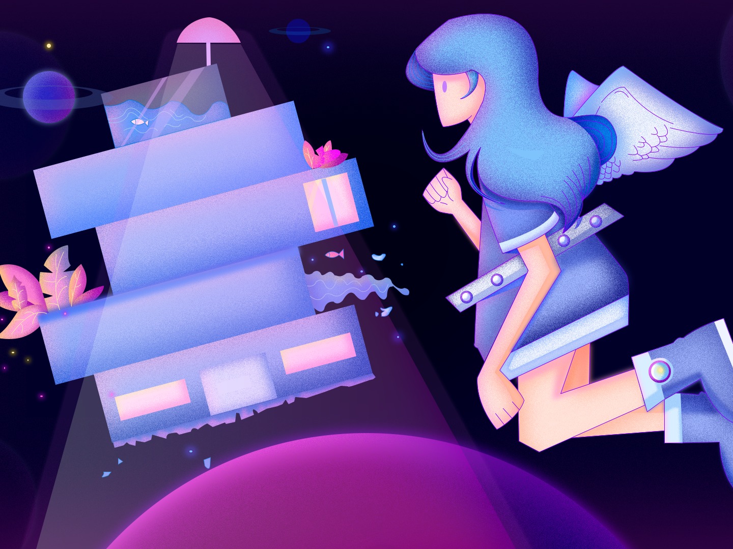 2020年初原创插画设计_查令十四-站酷ZCOOL