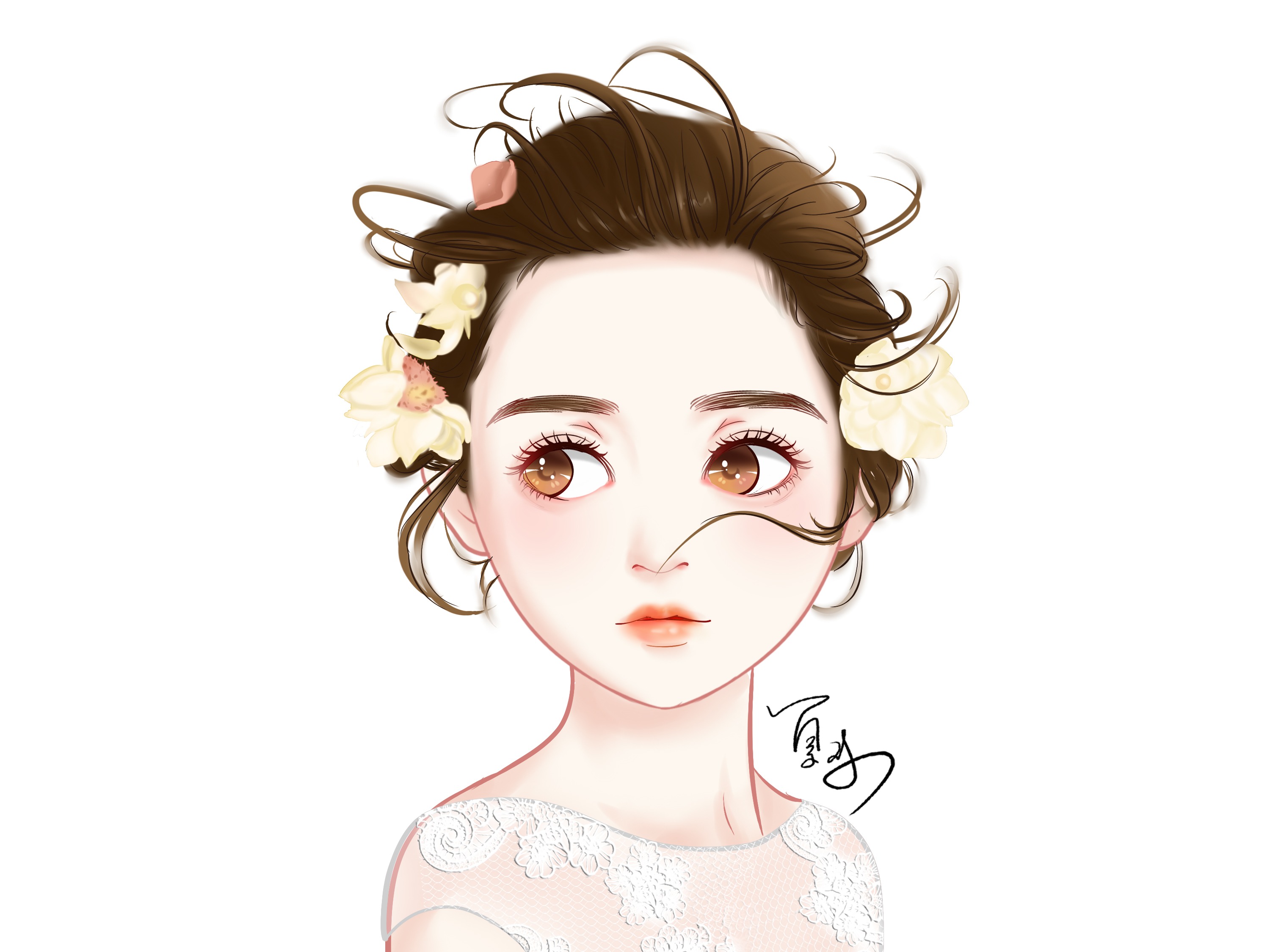 唯美精致头像_夏末guoer-站酷ZCOOL