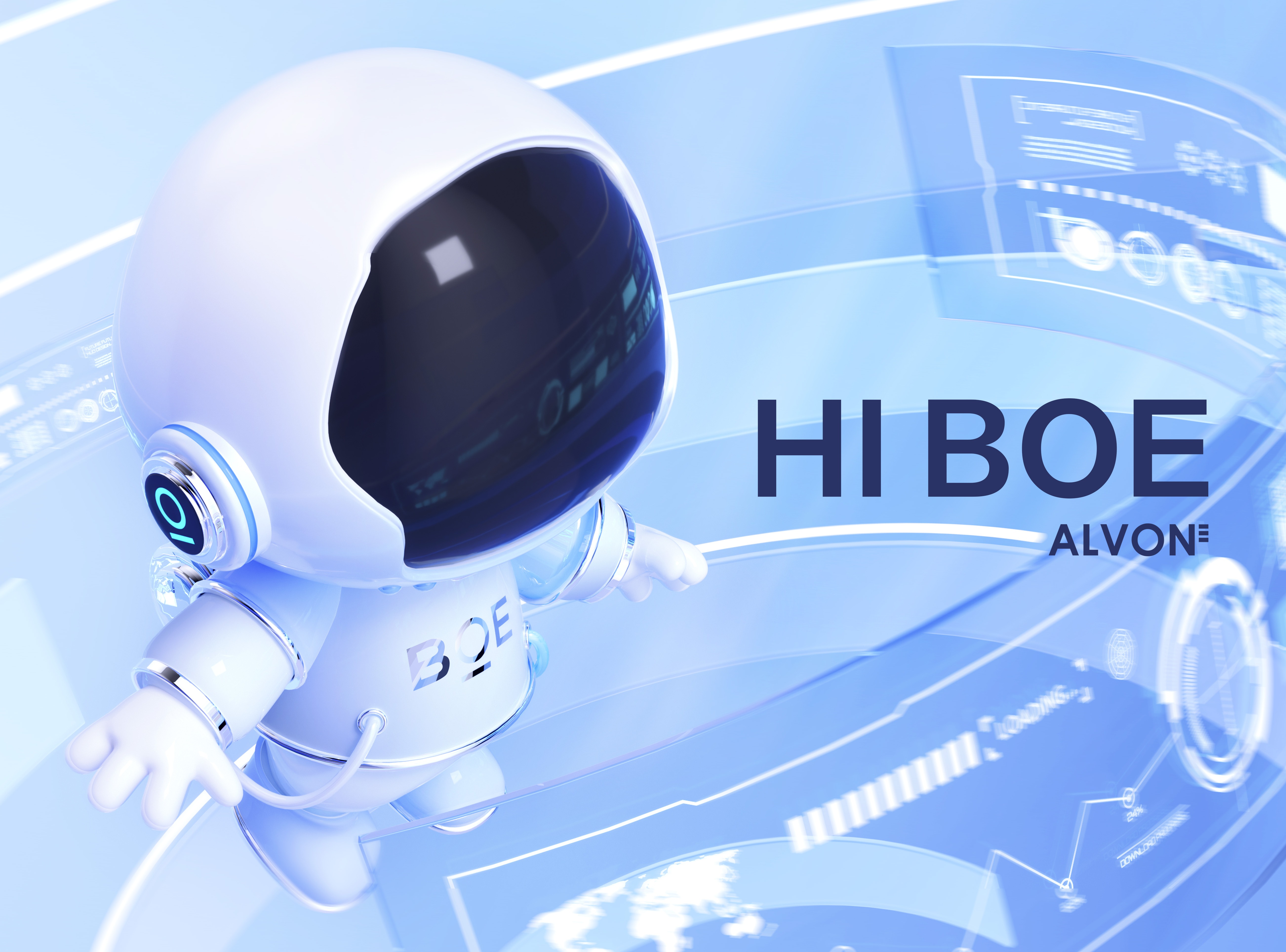 你好BOE丨IP形象设计_ALVON_蛋妮er-站酷ZCOOL