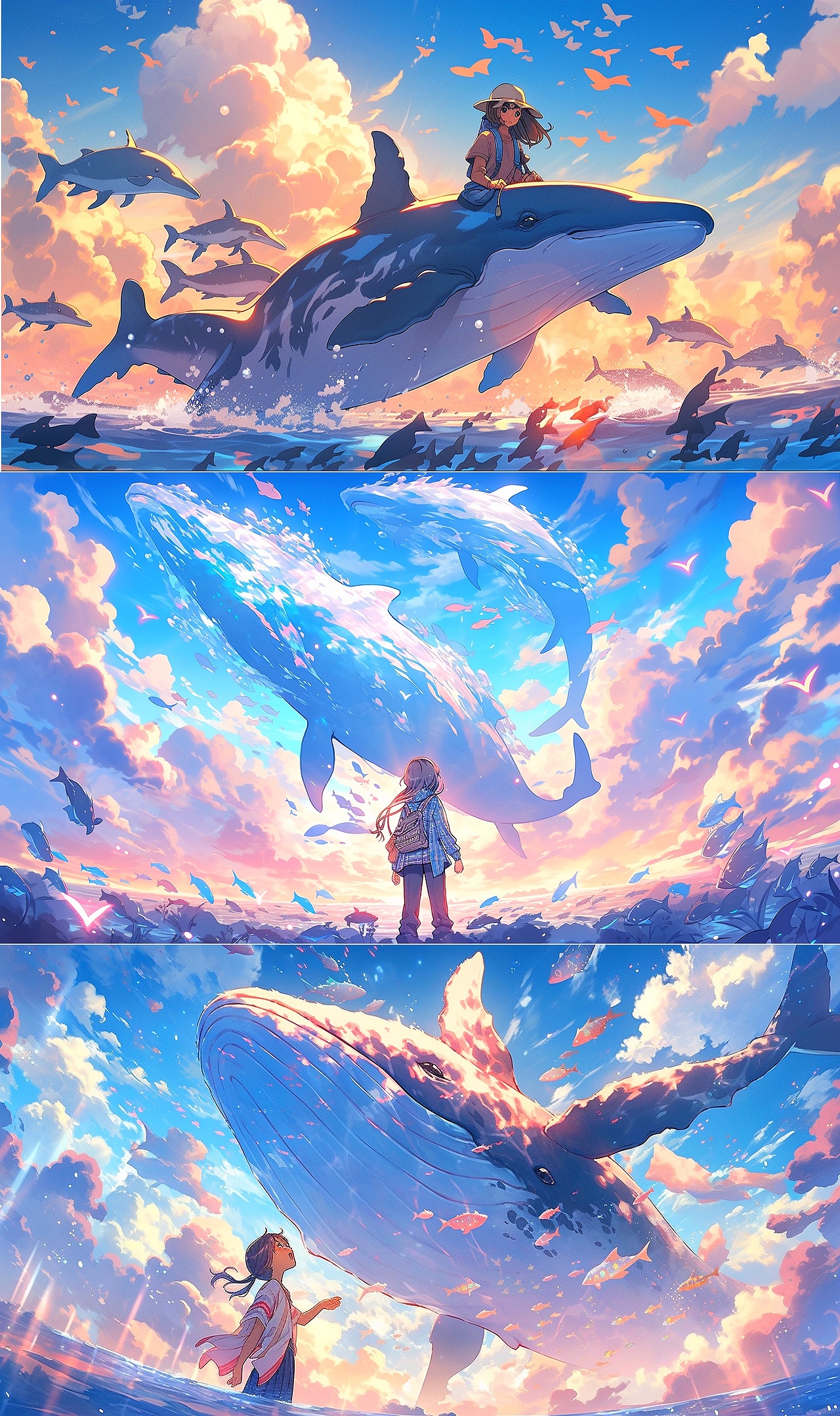 AI绘画MJ niji5（鲸）_花小婳-站酷ZCOOL