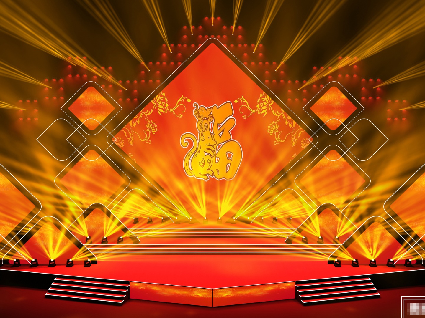 体育场晚会舞台方案设计_DGCC-站酷ZCOOL