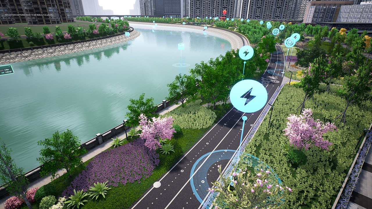 U3D与UE4 动景GIS视频融合项目 效果对比_天擎火-站酷ZCOOL