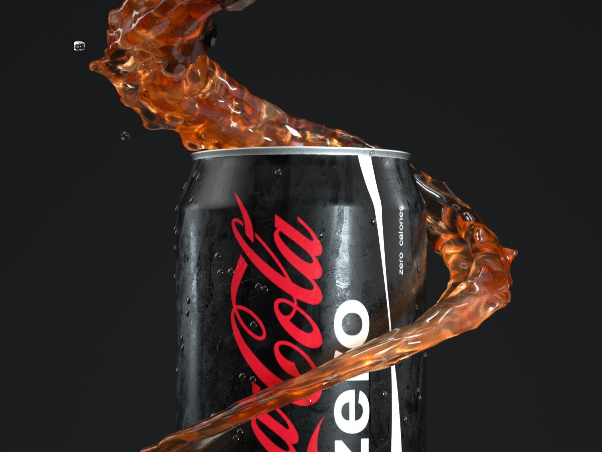 C4D-Octane:冰镇可乐了解下_段谟琦777-站酷ZCOOL