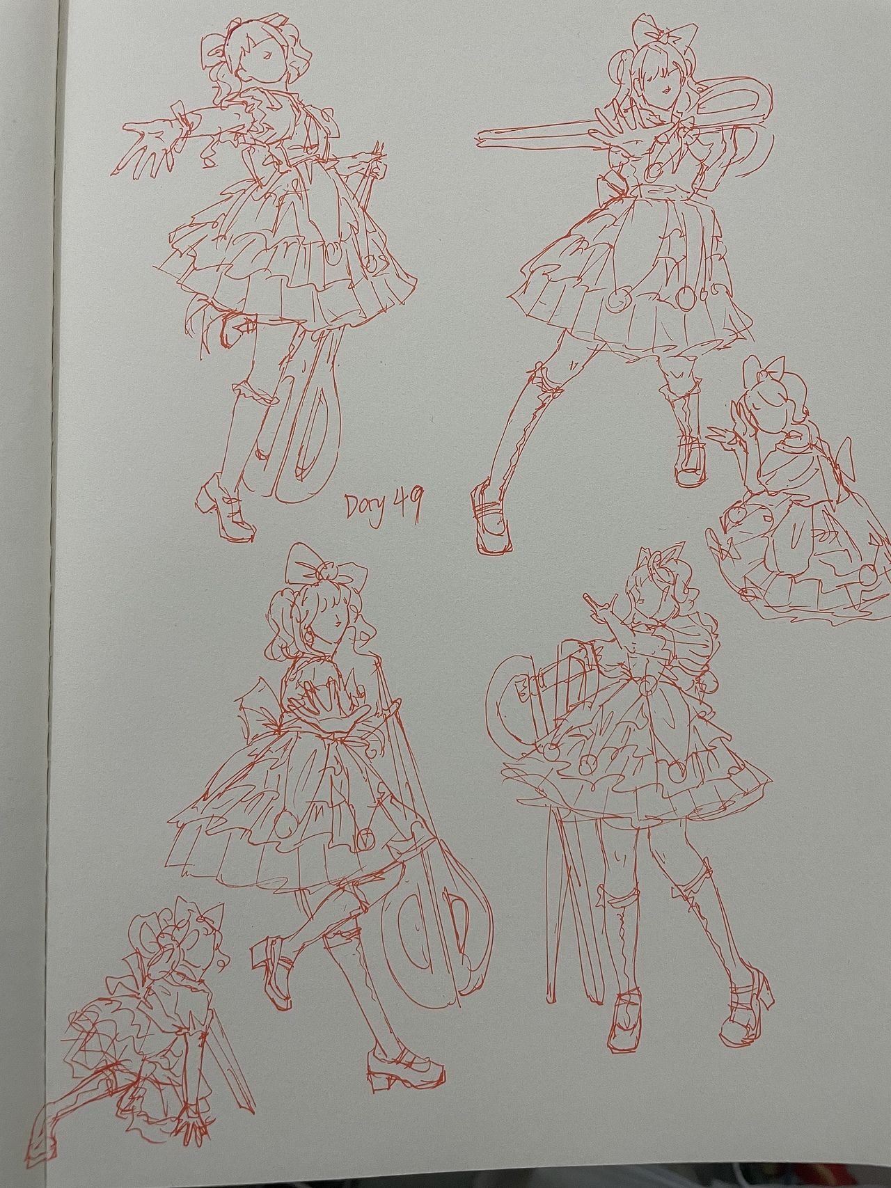 #速写60天挑战赛#Day49@速写班长_一定记得打卡-站酷ZCOOL