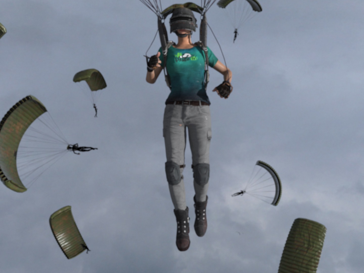 《PUBG》C4D吃鸡宣传片_瞅你像条小鱼干-站酷ZCOOL