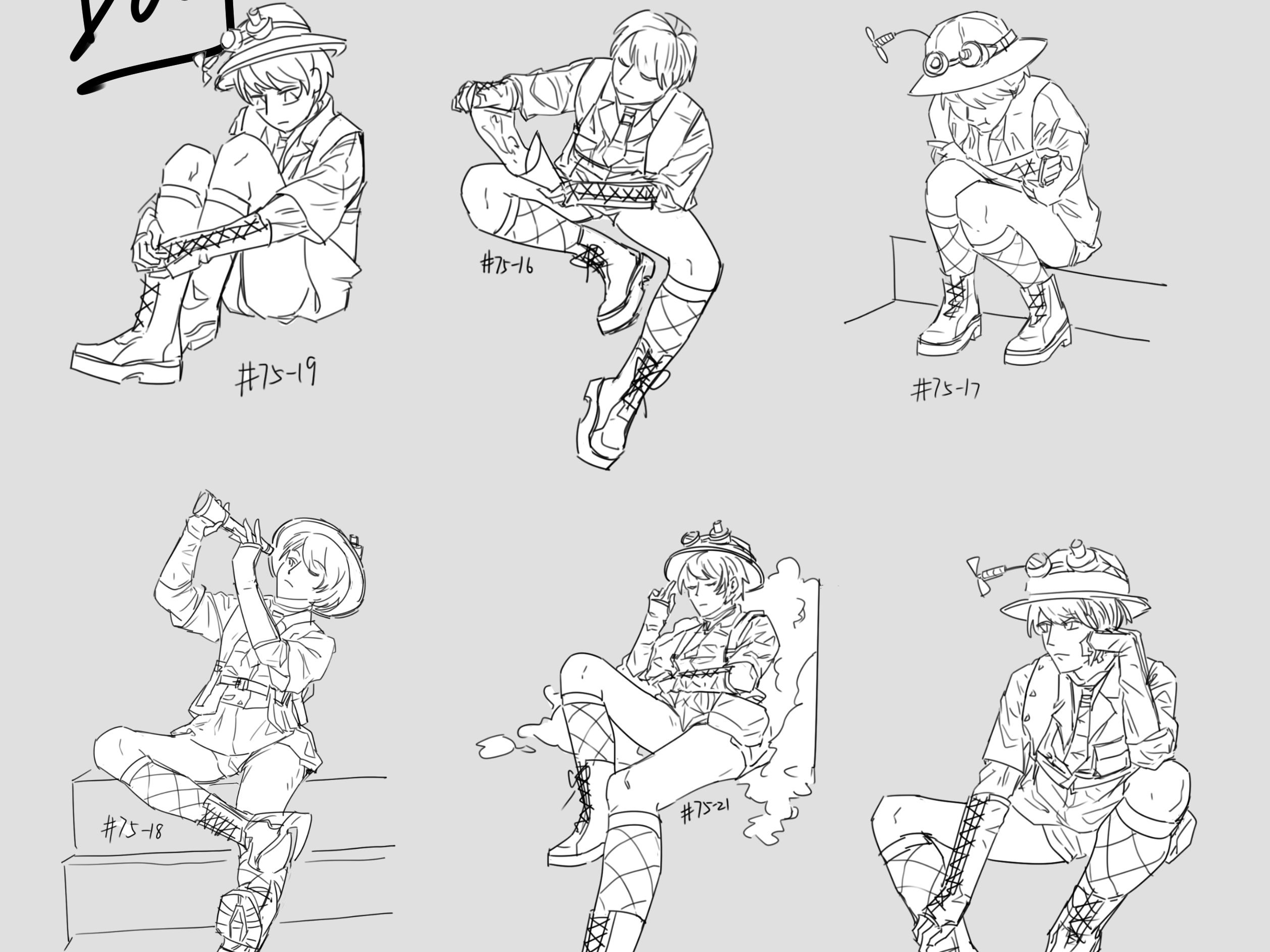 Day15 @速写班长 #速写60天挑战赛# _一语四字-站酷ZCOOL