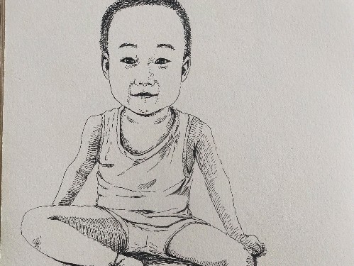 钢笔画＆人物速写_李如1231-站酷ZCOOL