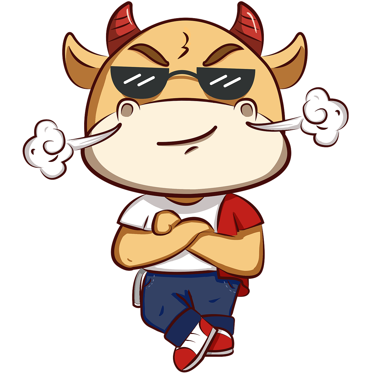 牛ip形象设定+表情包_sunjoan-站酷ZCOOL