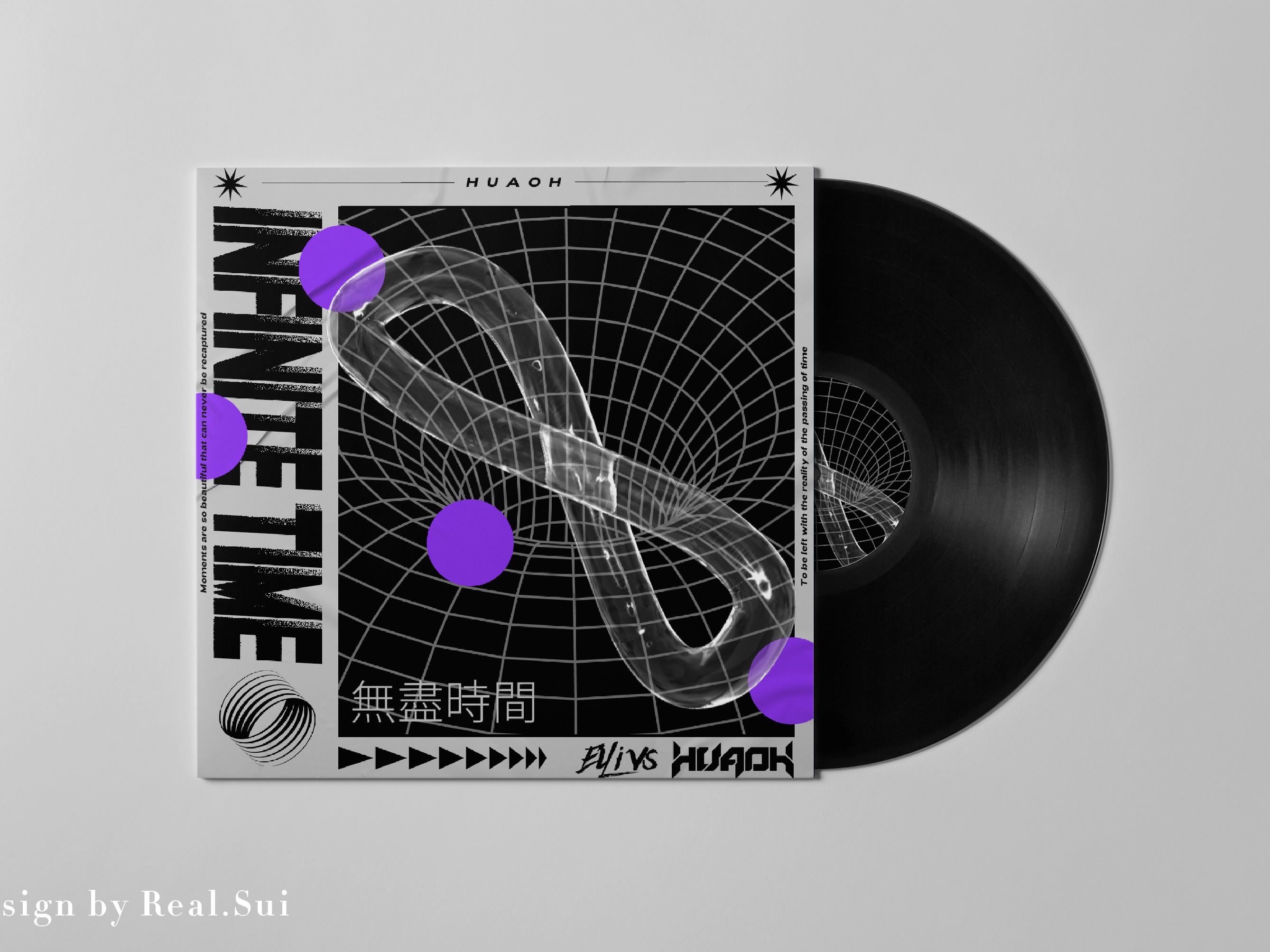 《Infinite Time》-Eilvs & Huaoh 音乐包装设计_RayraySu-站酷ZCOOL