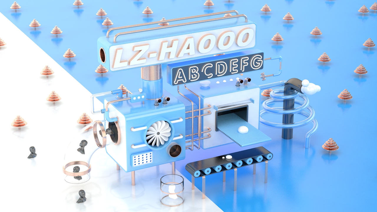 临摹 C4D_Z_Haoo-站酷ZCOOL