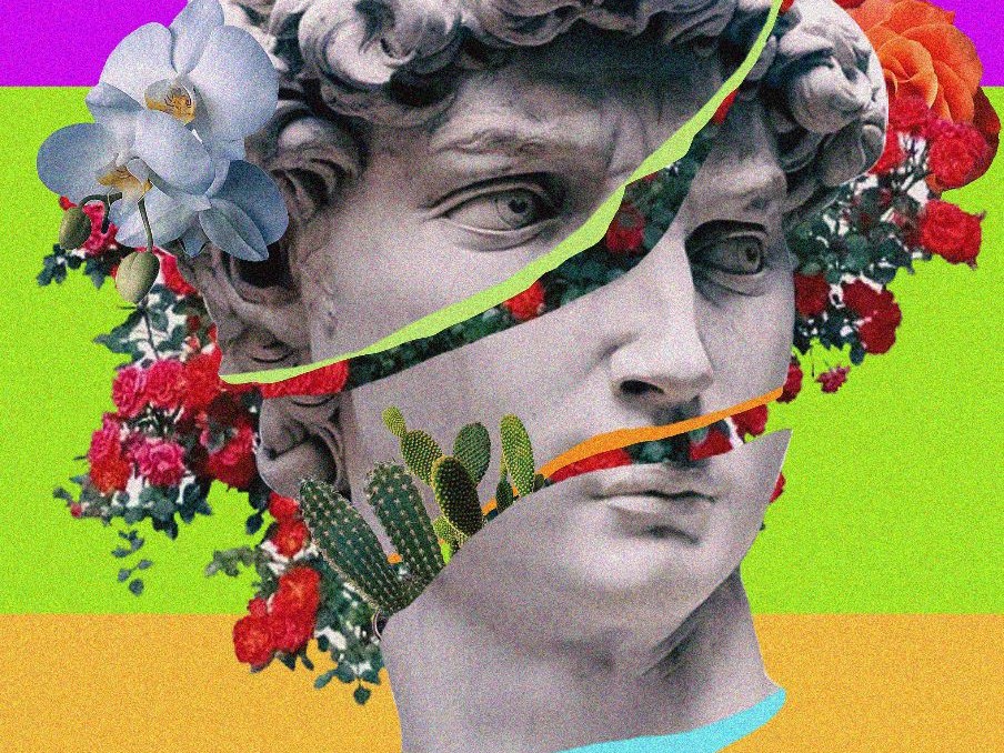 怪诞风格海报_Leng七海的风123-站酷ZCOOL