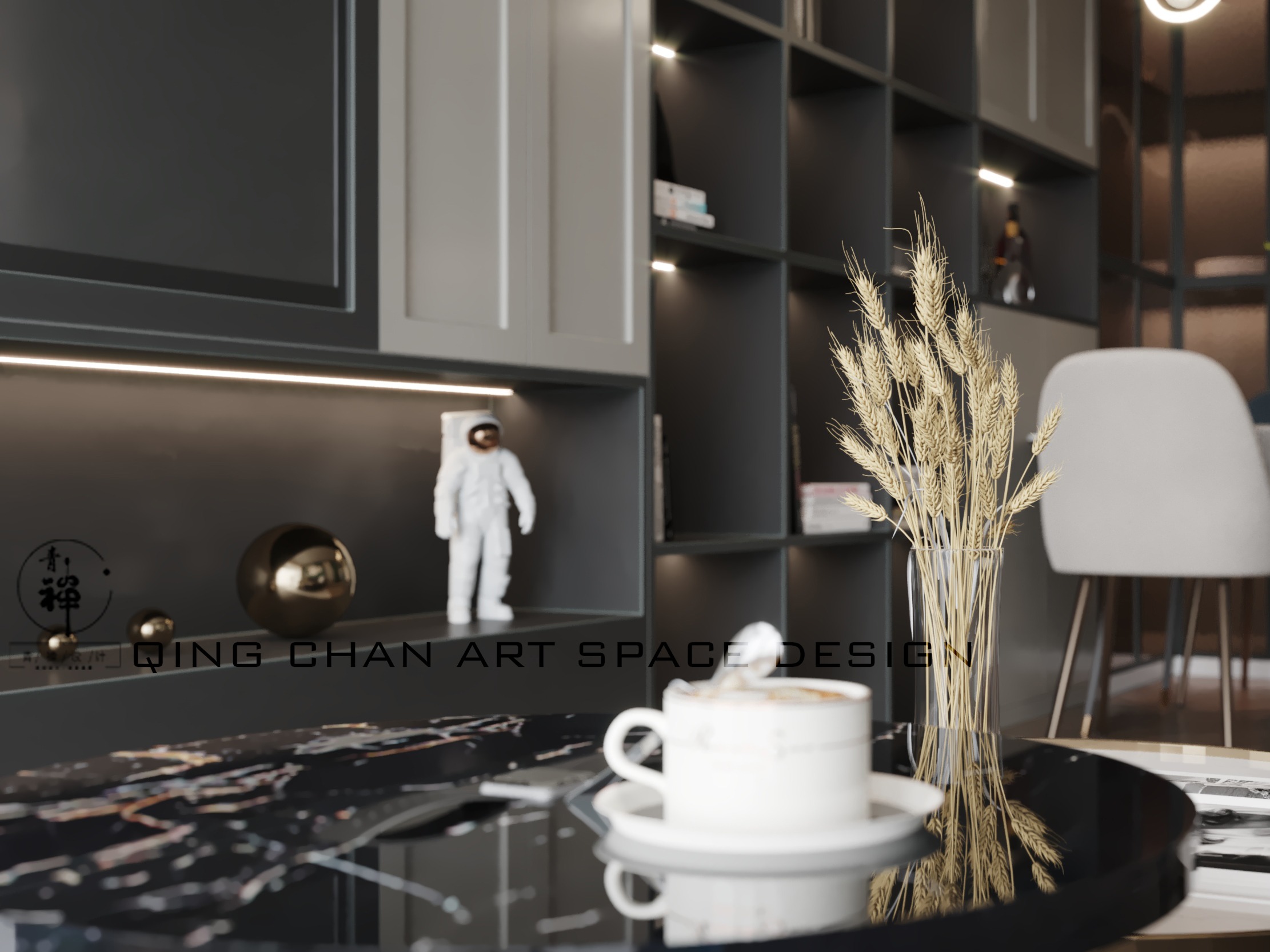 客餐厅效果表现 2020 3dmax CR渲染_青予禅-站酷ZCOOL