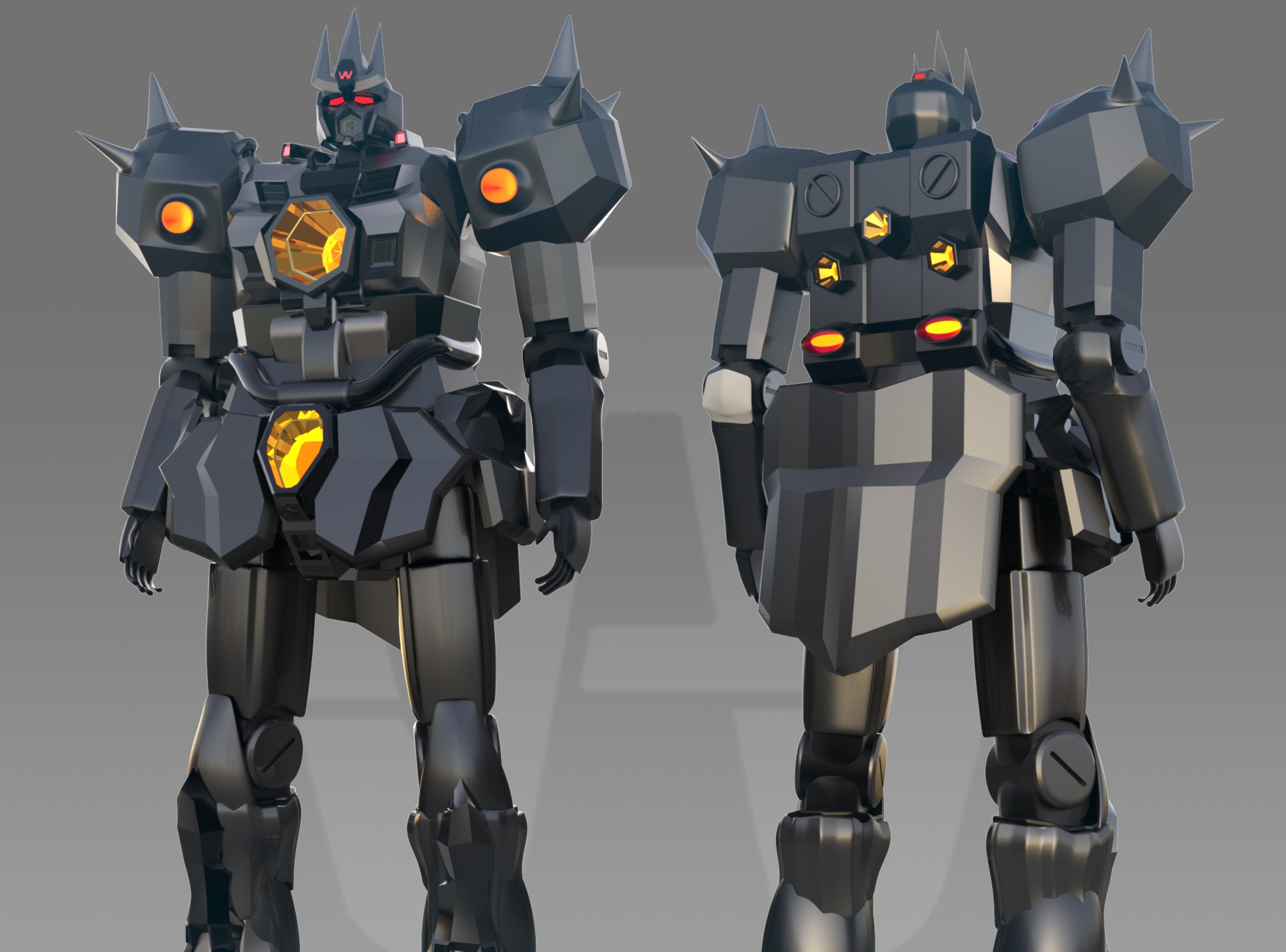 机甲-钢夫特B型-GUF-21B_小菠菜王-站酷ZCOOL