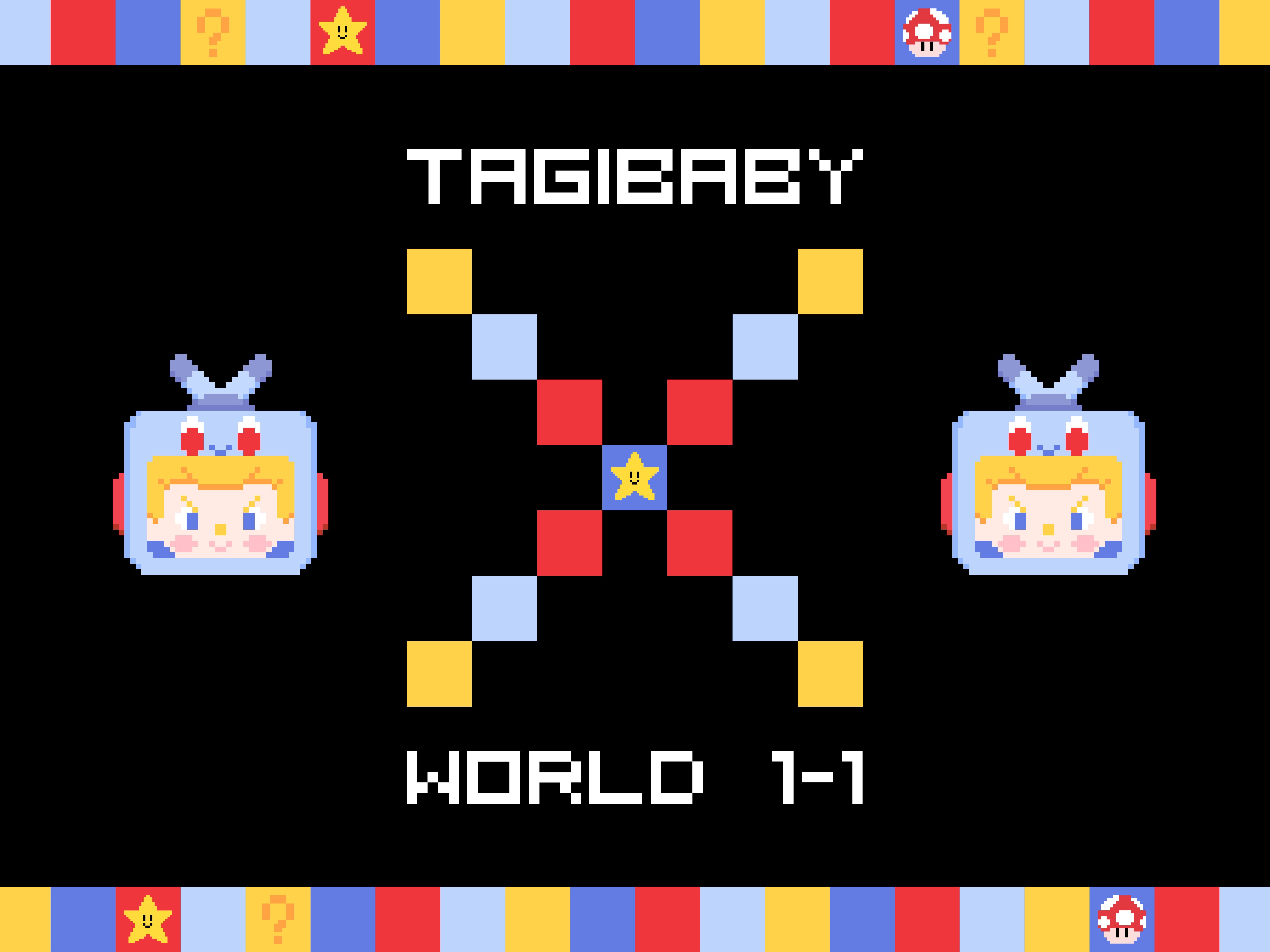 TAGI BABY | PRESS START!!GAME ON!!_一逃跑的木偶一-站酷ZCOOL