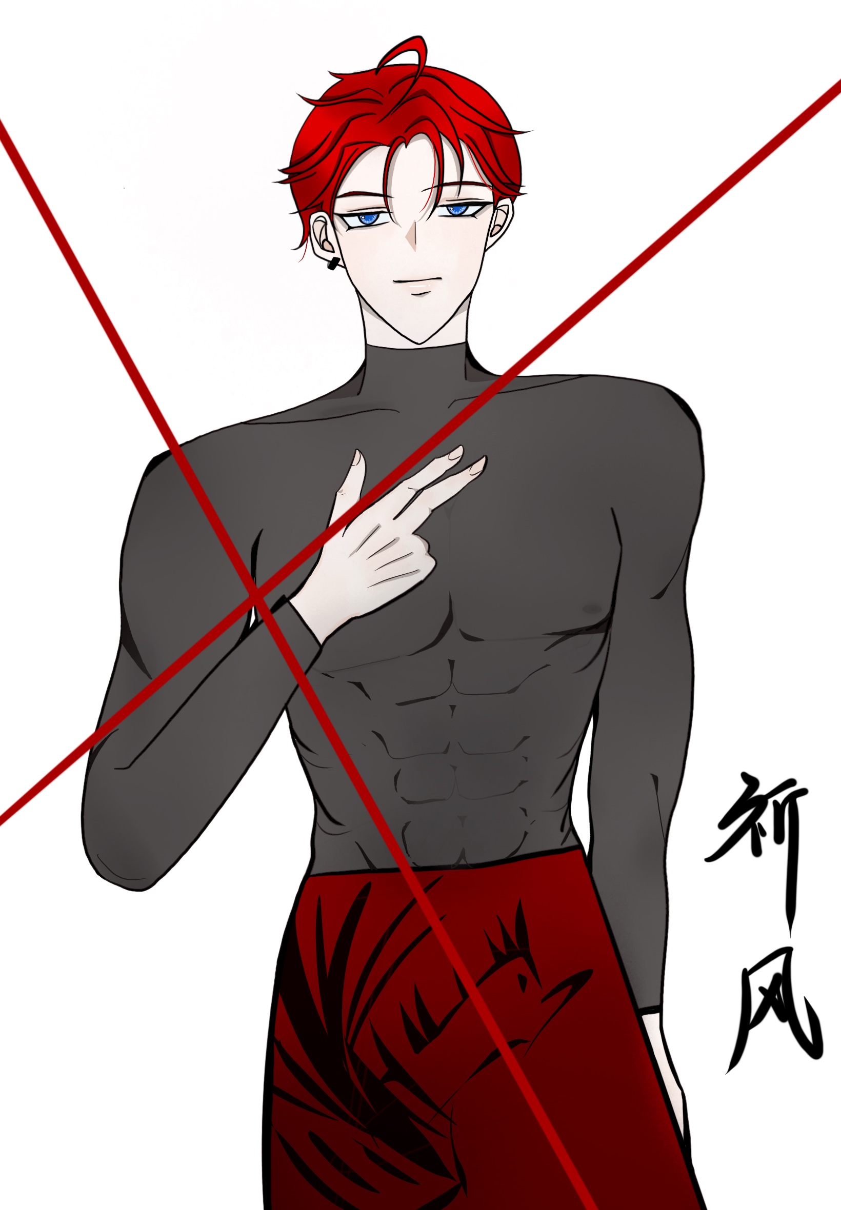 有点地痞那味儿了_祈风QVQ-站酷ZCOOL