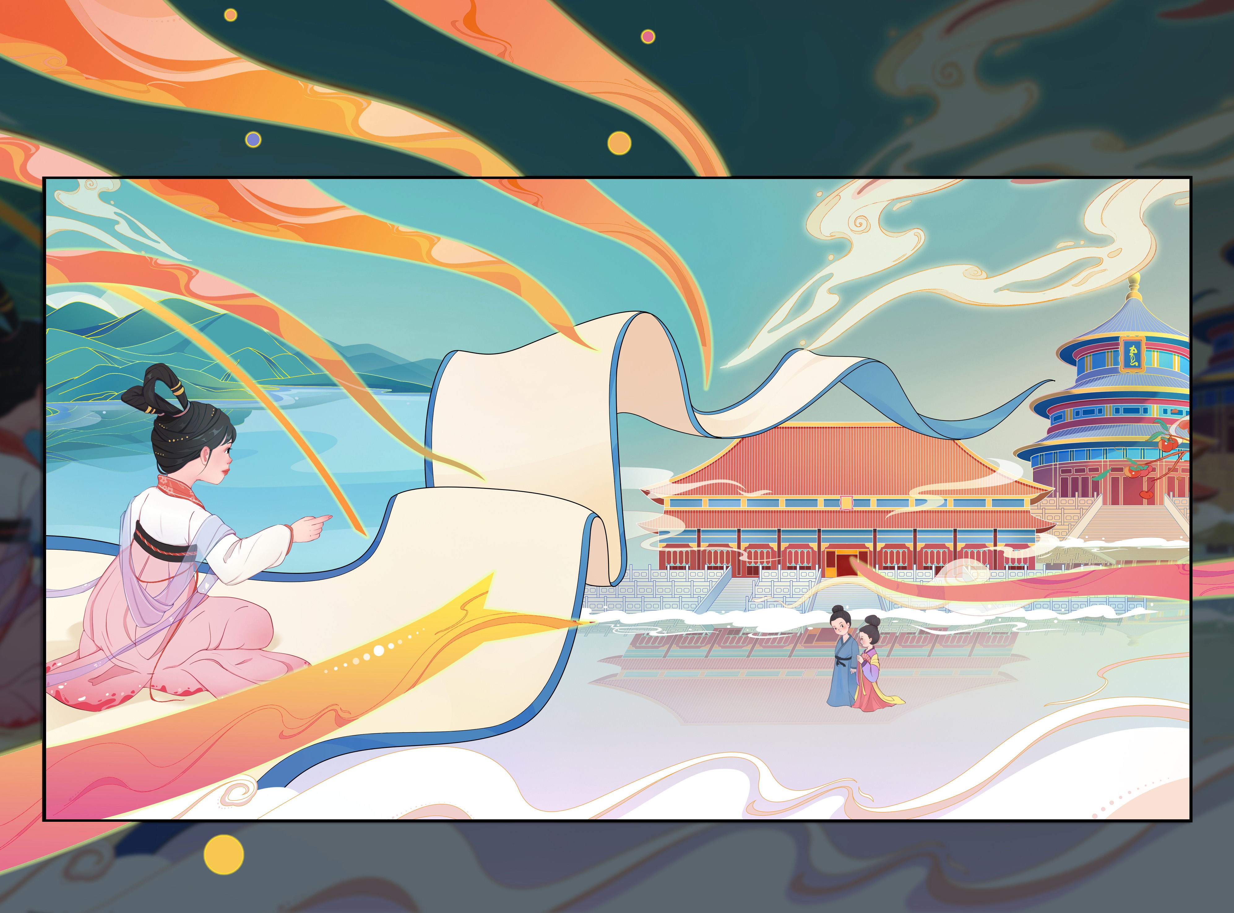 穿越故宫之旅 | 打开ULED去旅行_白开水煮蛋-站酷ZCOOL