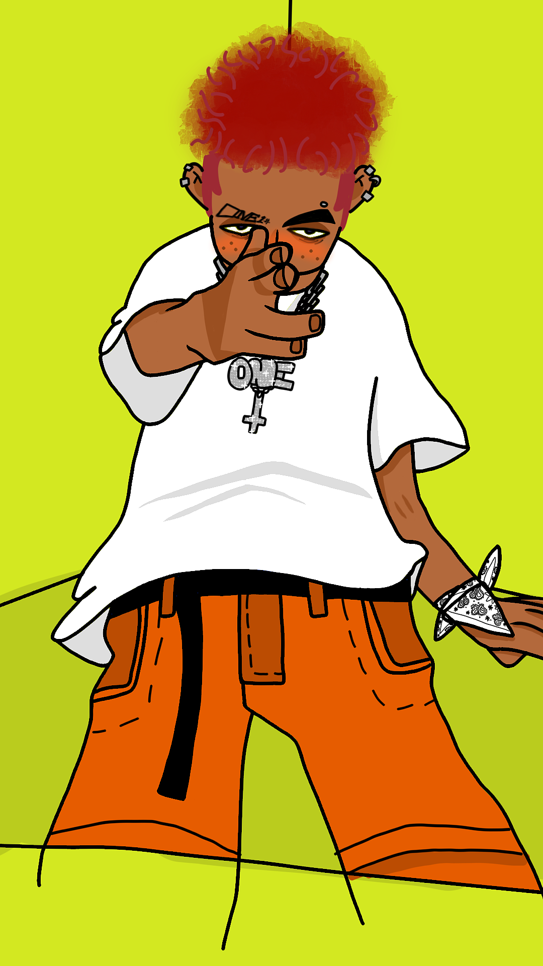 街舞breaking插画街头潮涂鸦_小万ONE1-站酷ZCOOL