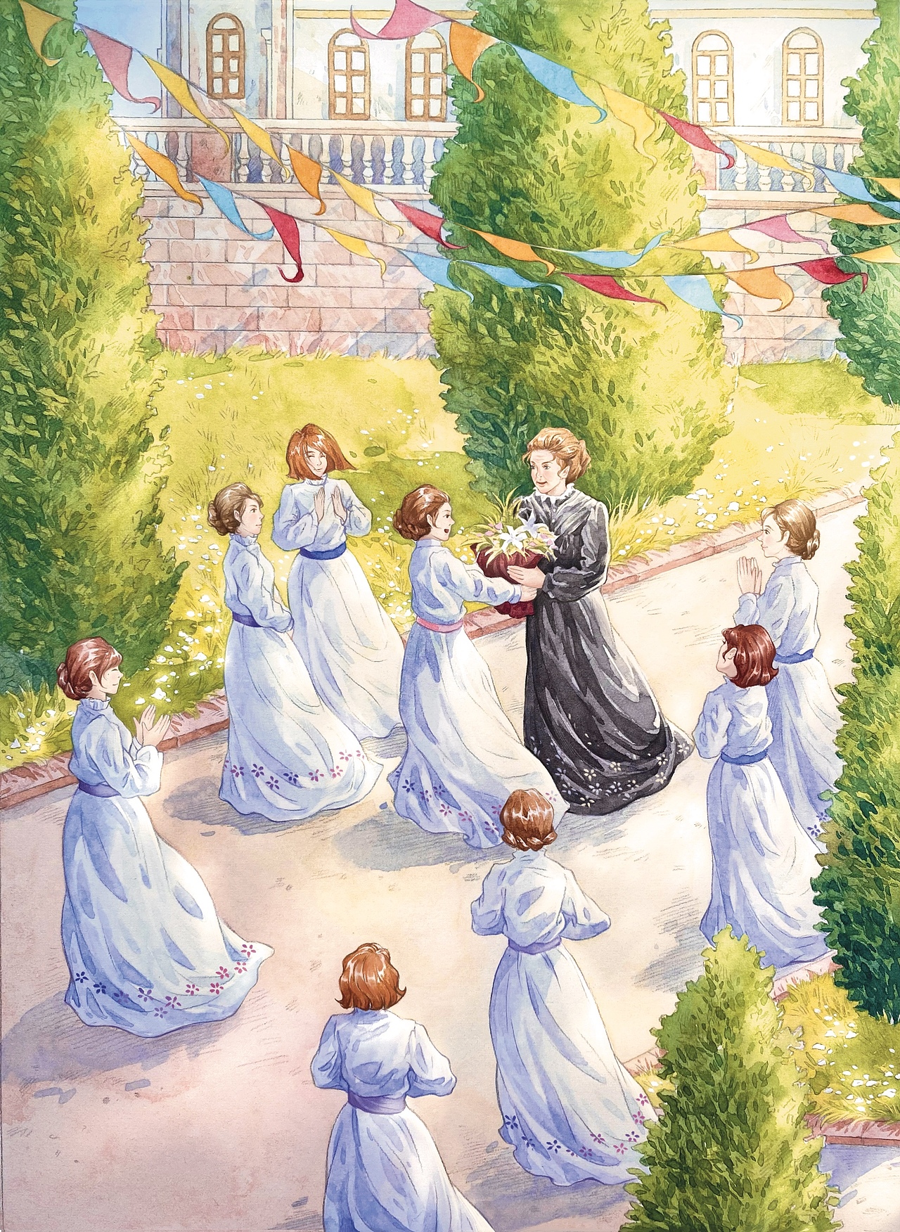 儿童插画—居里夫人的故事（已出版）_红糖HT-站酷ZCOOL