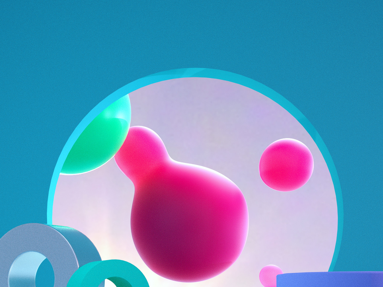 一些无题的3D小场景视觉-持续更新中_大可润_Studio-站酷ZCOOL