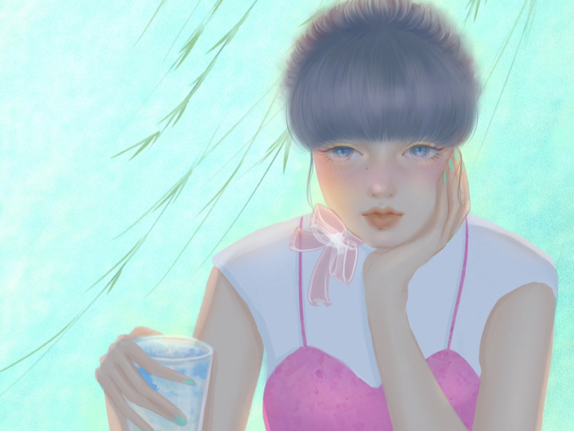 春风又绿江南岸_一粒小沙子sa-站酷ZCOOL