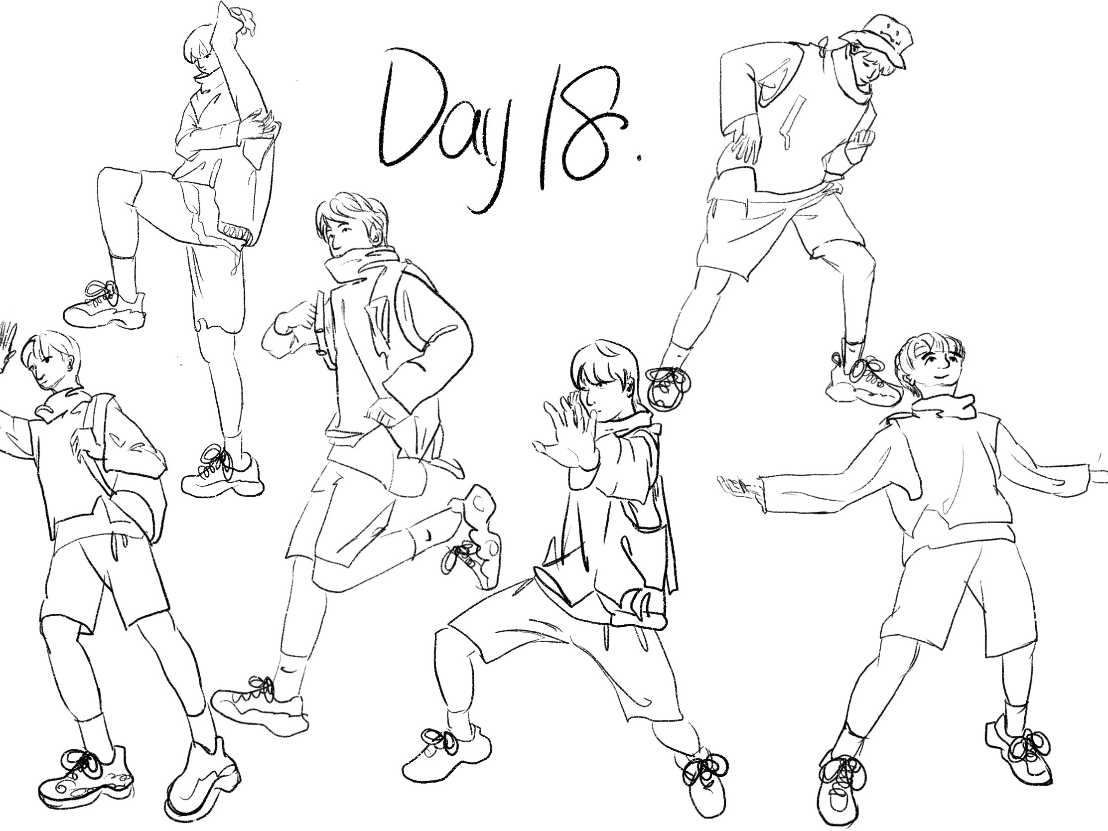 #速写60天挑战赛# day18@速写班长 _Z04151896-站酷ZCOOL