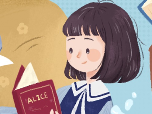 美的无风感海报 手绘插画_Afei_zz-站酷ZCOOL