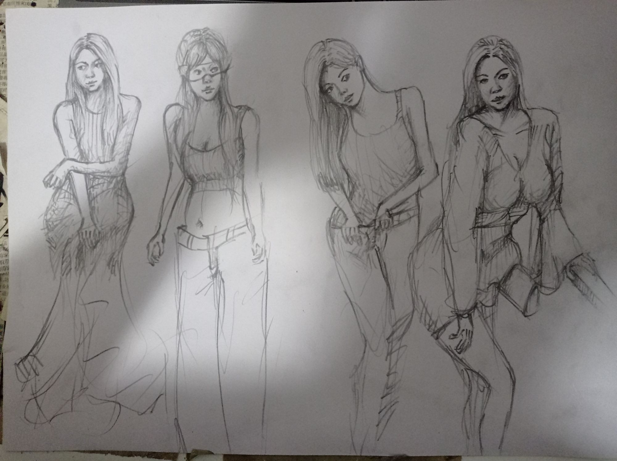 速写练习_mo墨mo-站酷ZCOOL