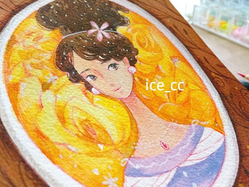 画说心语--黄玫瑰夫人_ice_cc曦-站酷ZCOOL