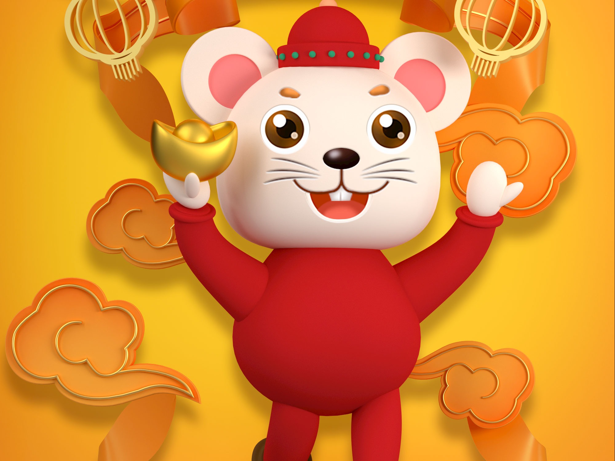 C4DIP建模小作_hanjgy-站酷ZCOOL