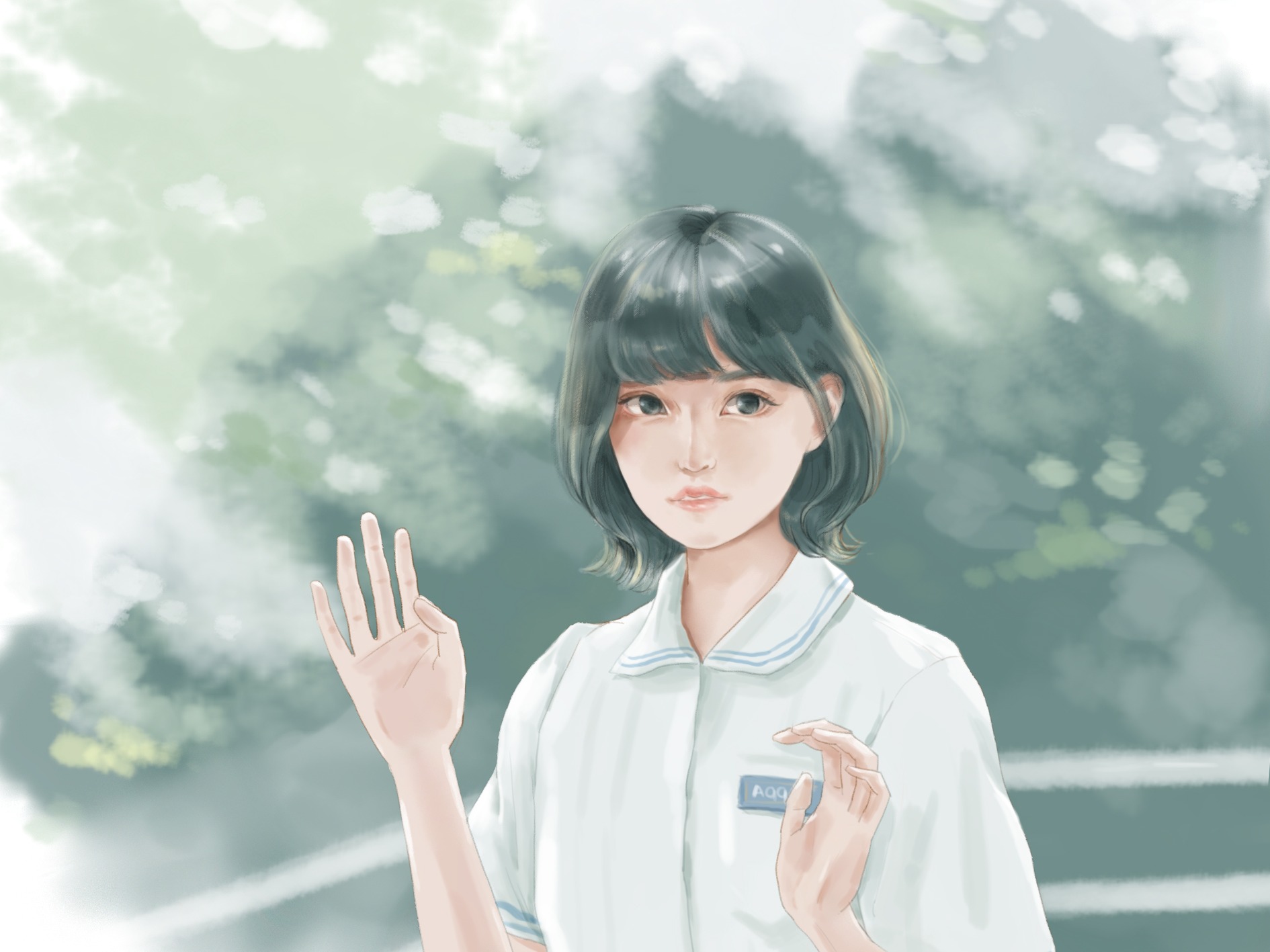 插画练习，场景人物有参考_阿秋插画aggie-站酷ZCOOL