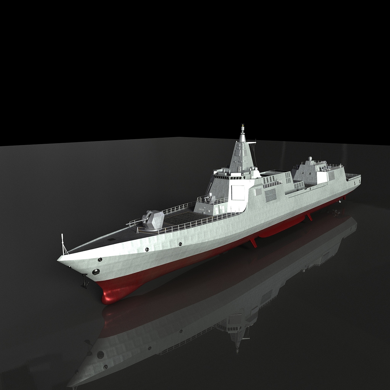 工作--055驱逐舰国之利器_xuanwozhiran-站酷ZCOOL