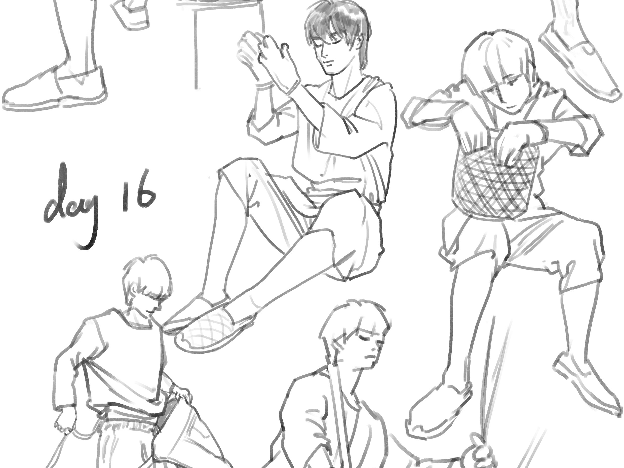 #速写60天挑战赛# day16@速写班长_cai886-站酷ZCOOL